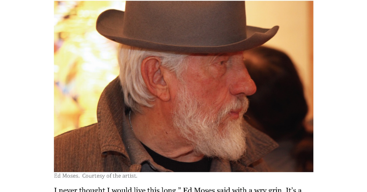 Ed Moses: Painting as Process | September 8 - October 15, 2016 ...